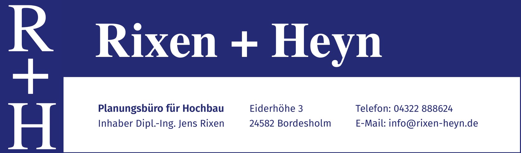 Rixen und Heyn - Home